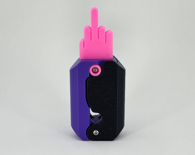 Middle Finger Tiktok Fidget Toy Gravity Knife - Funny Surprise ...