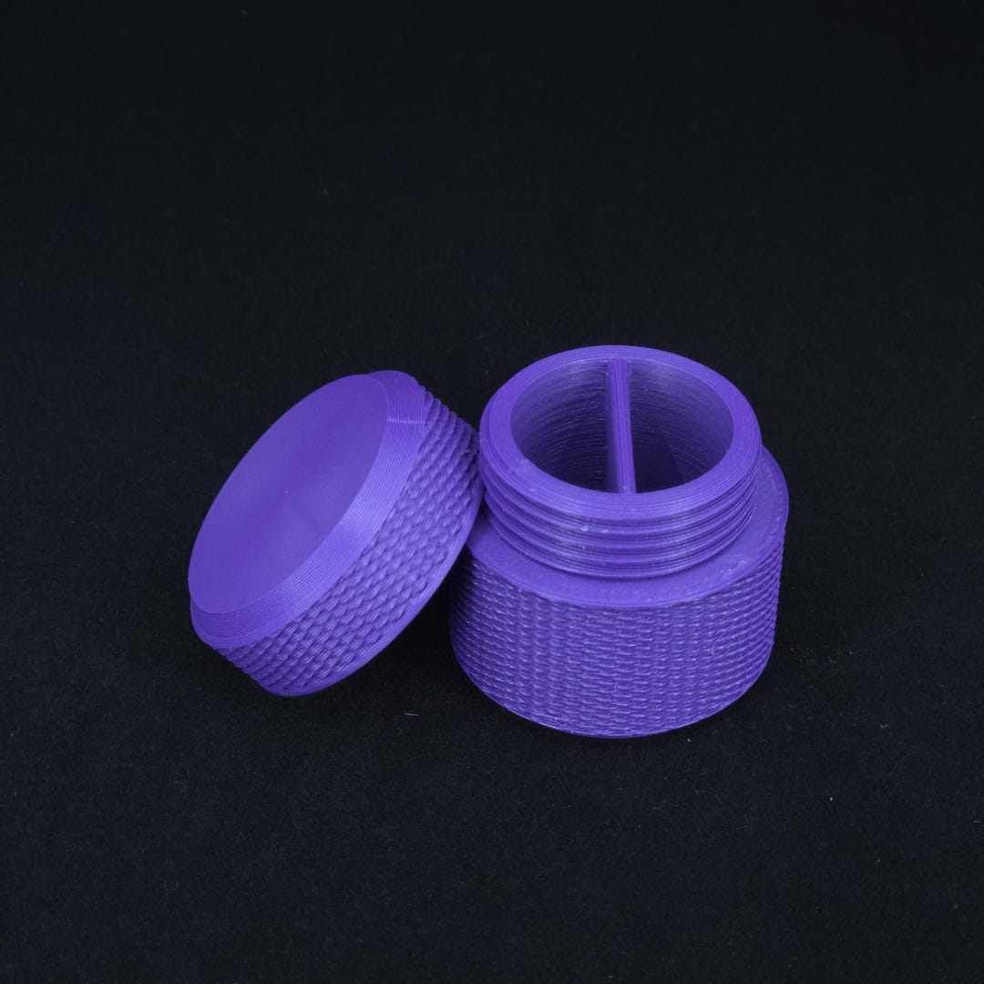 3D Printed Divided Medium Pill Container - Holds Various Pills and ...