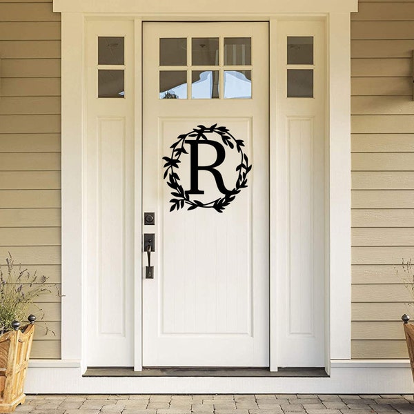 Door Monogram Metal - Etsy