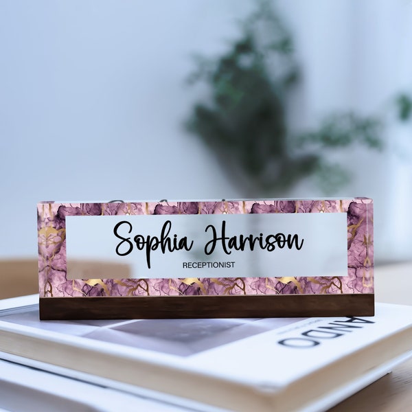 Desk Name Plate - Etsy