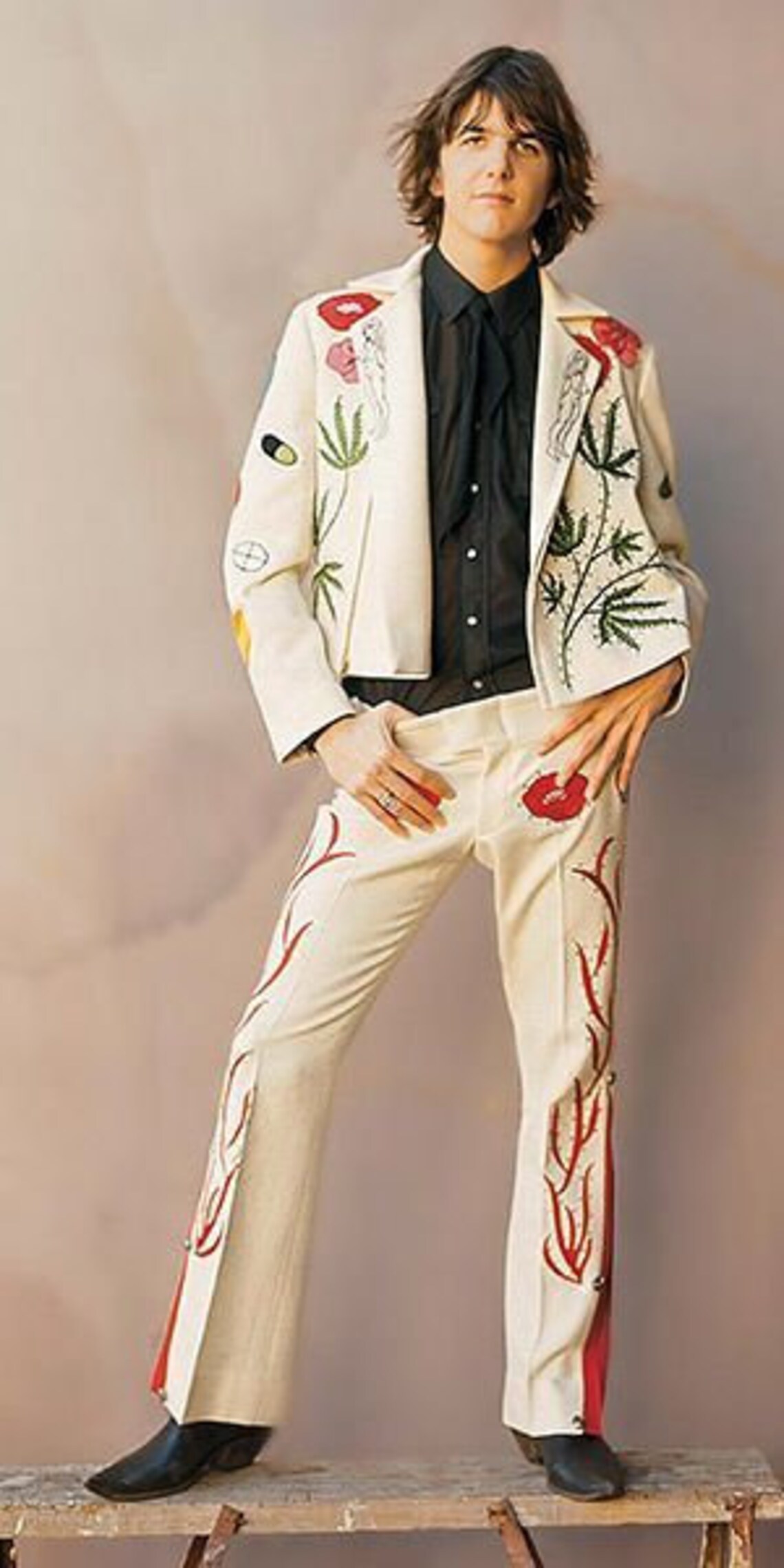 Men Custom Made Designer Two Piece Suit Heavy Embroidered - Etsy