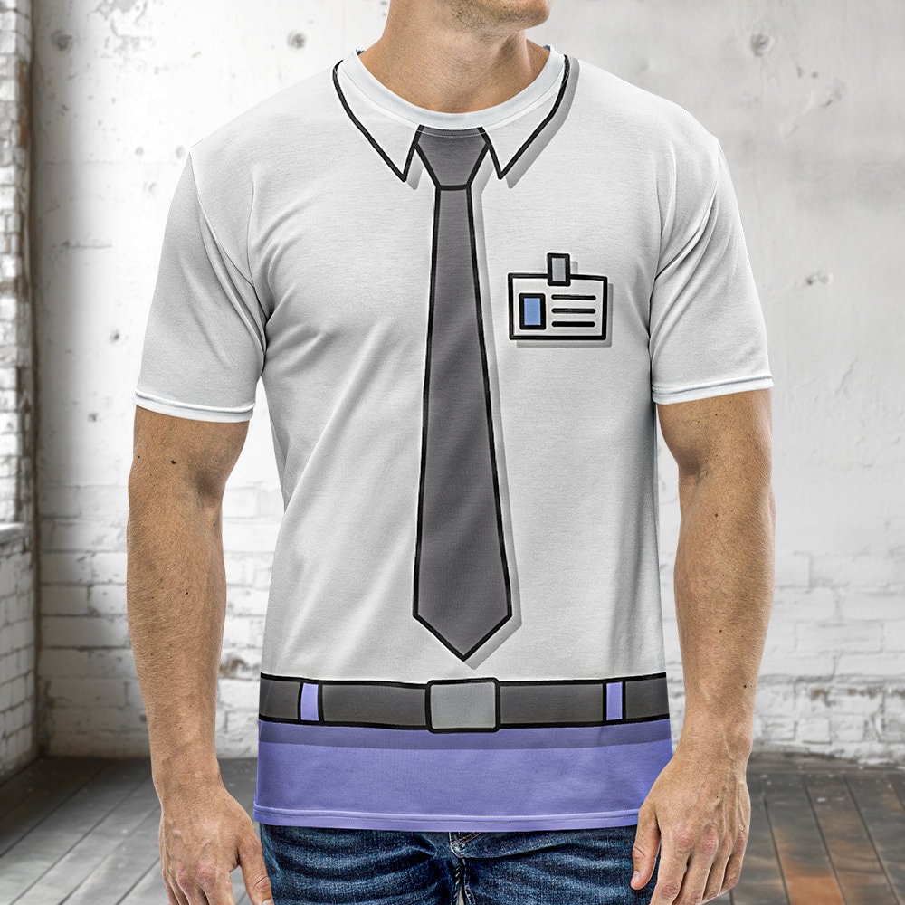 Frank Grimes Costume T-shirt, the Simpsons, Character All Over Tshirt ...