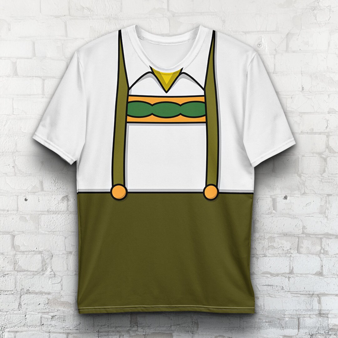 Uter Zorker Kostüm T-Shirt, Die Simpsons, Charakter All Over TShirt ...