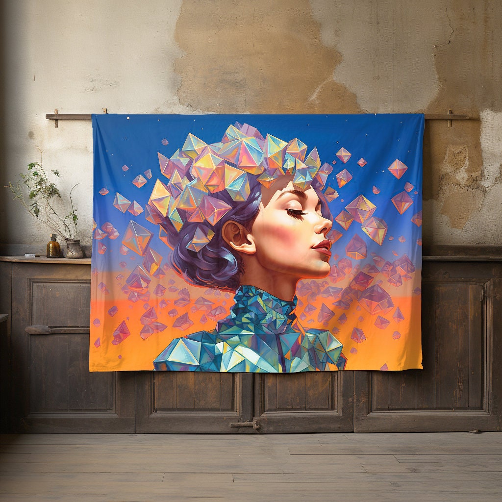 Lucy in the Sky With Diamonds Wall Tapestry, Hanging Wall Art Decor ...