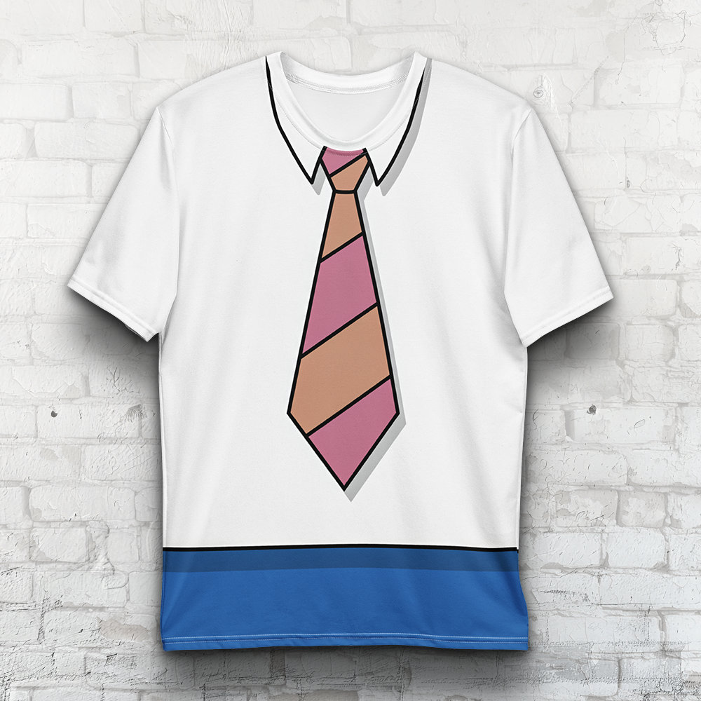 Homer Simpson Costume T-shirt, the Simpsons, Character All Over Tshirt ...