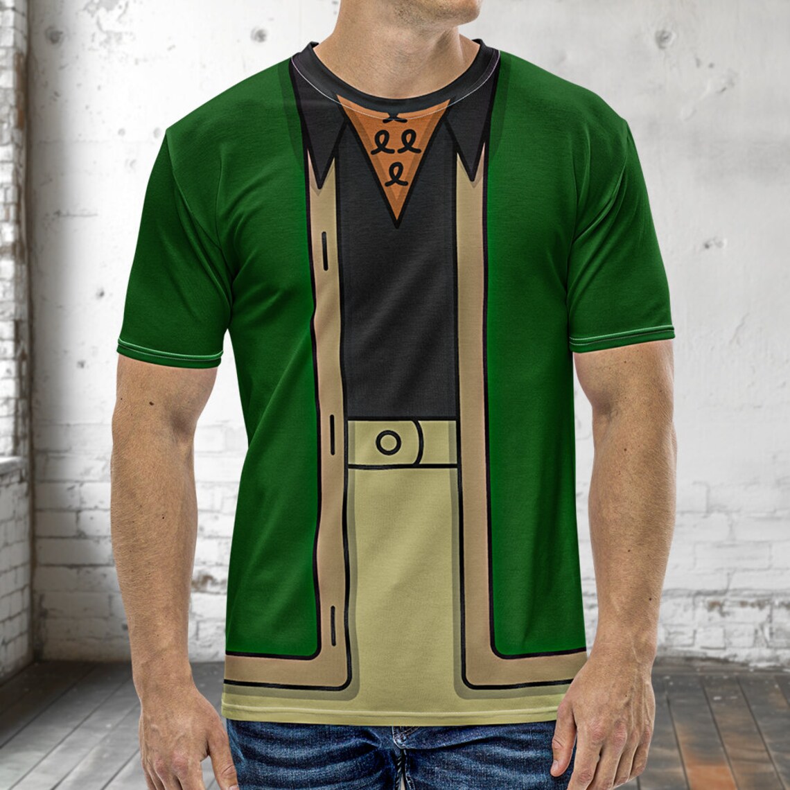 Apu Nahasapeemapetilon Costume T-shirt, the Simpsons, Character All Over Tshirt, Men Women Ultra ...