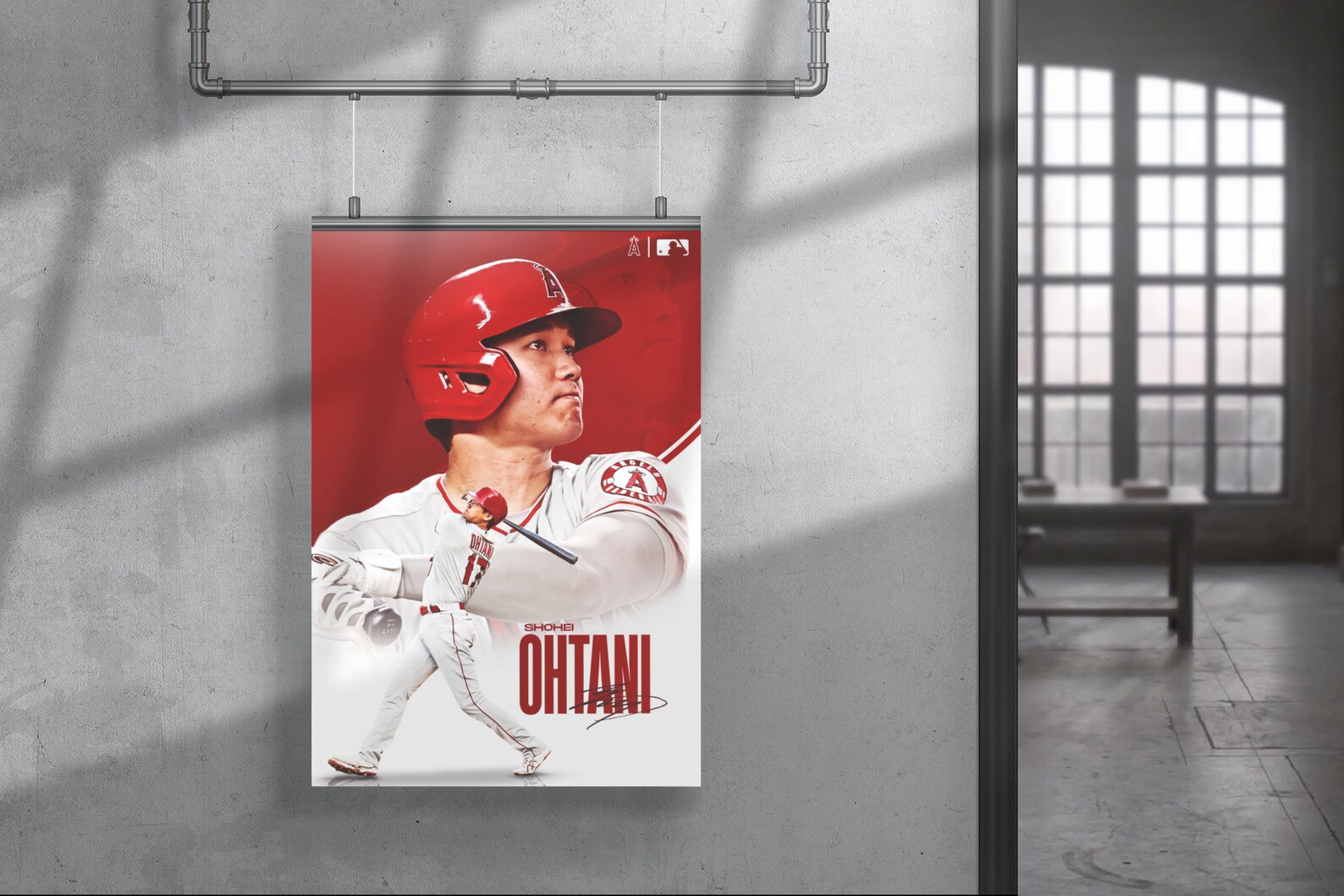 Shohei Ohtani Canvas, Shohei Ohtani Poster, Los Angeles Angels, Canvas ...
