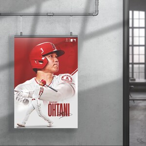 Shohei Ohtani Canvas, Shohei Ohtani Poster, Los Angeles Angels, Canvas ...