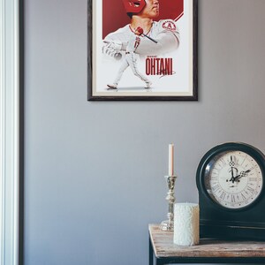 Shohei Ohtani Canvas, Shohei Ohtani Poster, Los Angeles Angels, Canvas ...