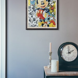 Mickey Mouse Canvas Wrap, Wall Art, Mickey Mouse Poster, Disney Baby ...