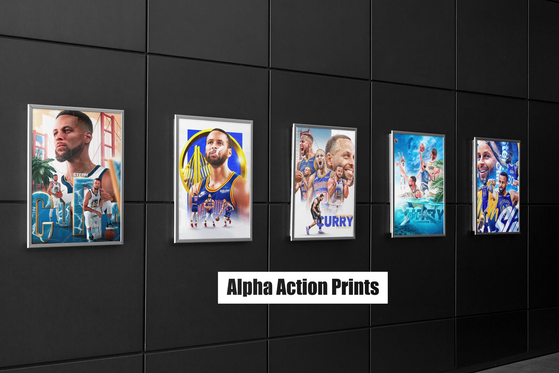 Steph Curry Poster Golden State Warriors Free Shipping NBA - Etsy