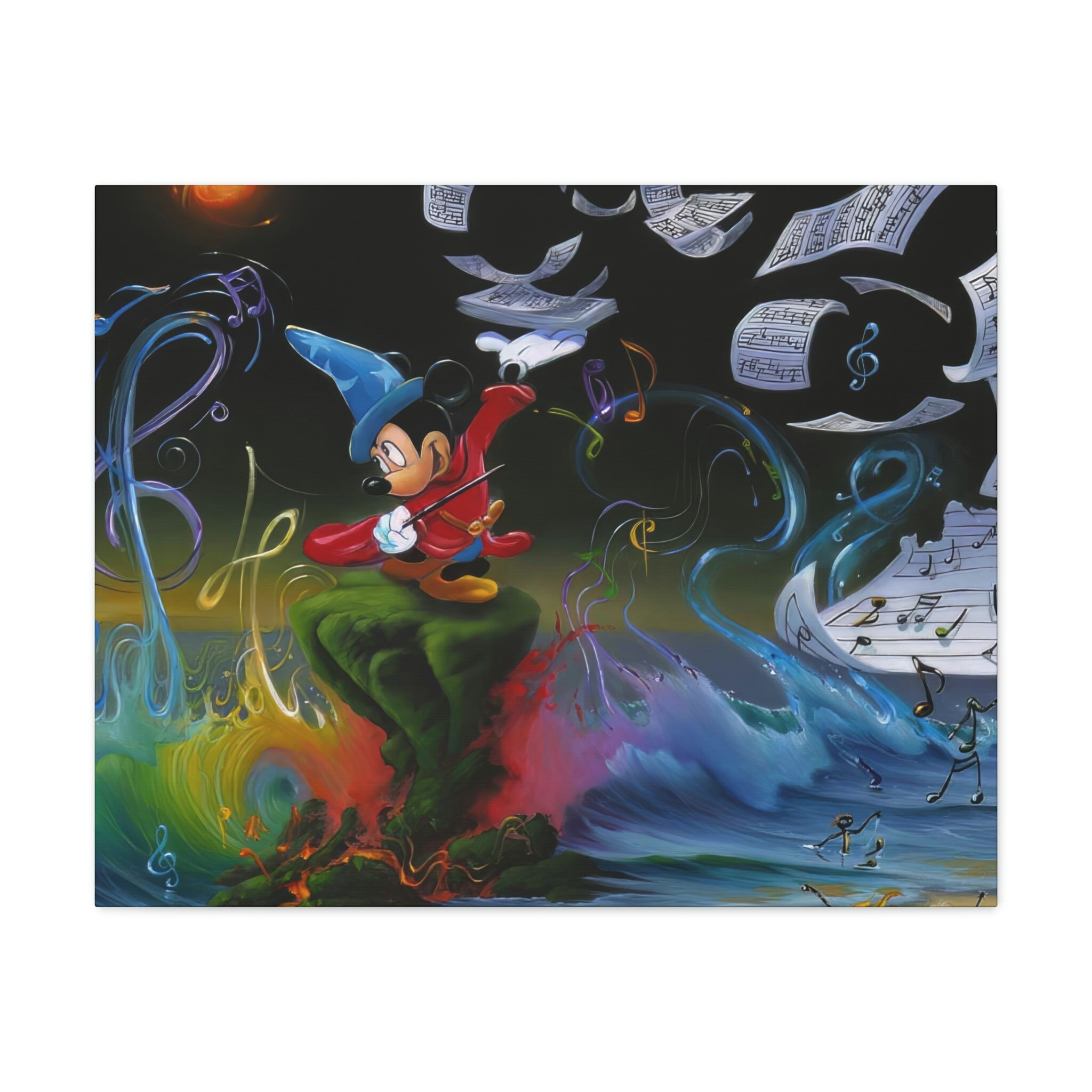 Mickey the Composer | Mickey Mouse | Walt Disney Fine Art | Disney ...