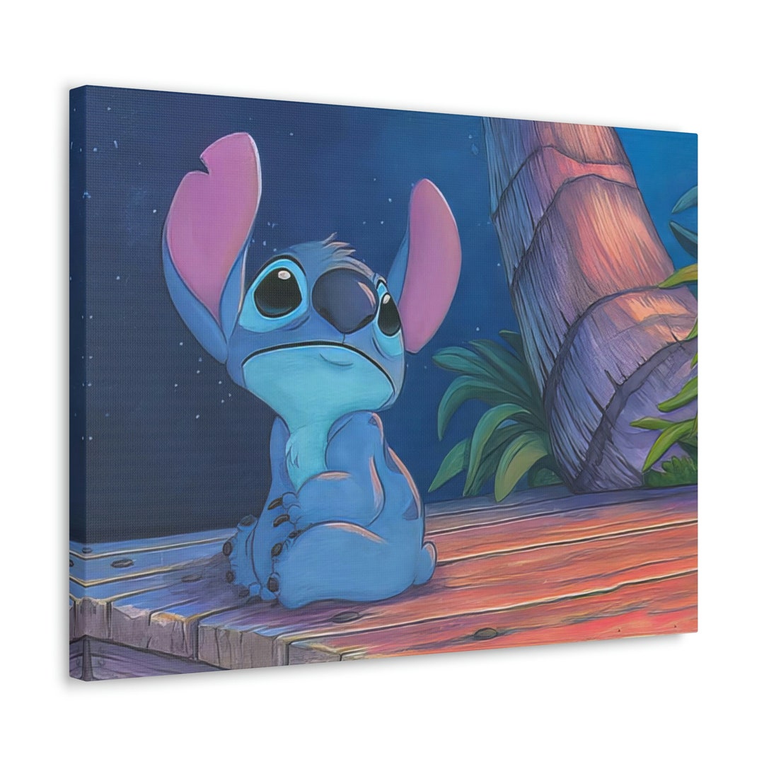 Disney Lilo and Stitch Canvas Wall Art | Disney Canvas Art Print ...