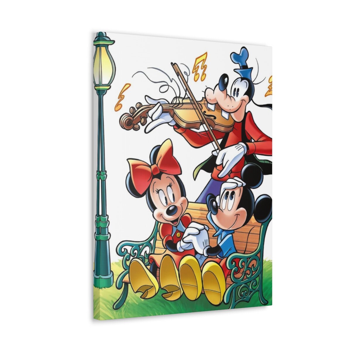Minnie Mouse & Mickey Mouse Poster Disney Canvas Wrap Wall - Etsy