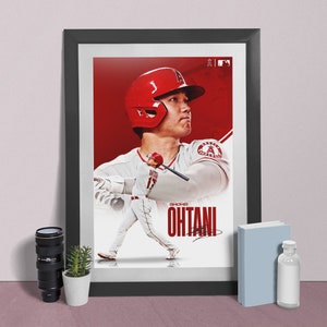 Shohei Ohtani Canvas, Shohei Ohtani Poster, Los Angeles Angels, Canvas ...