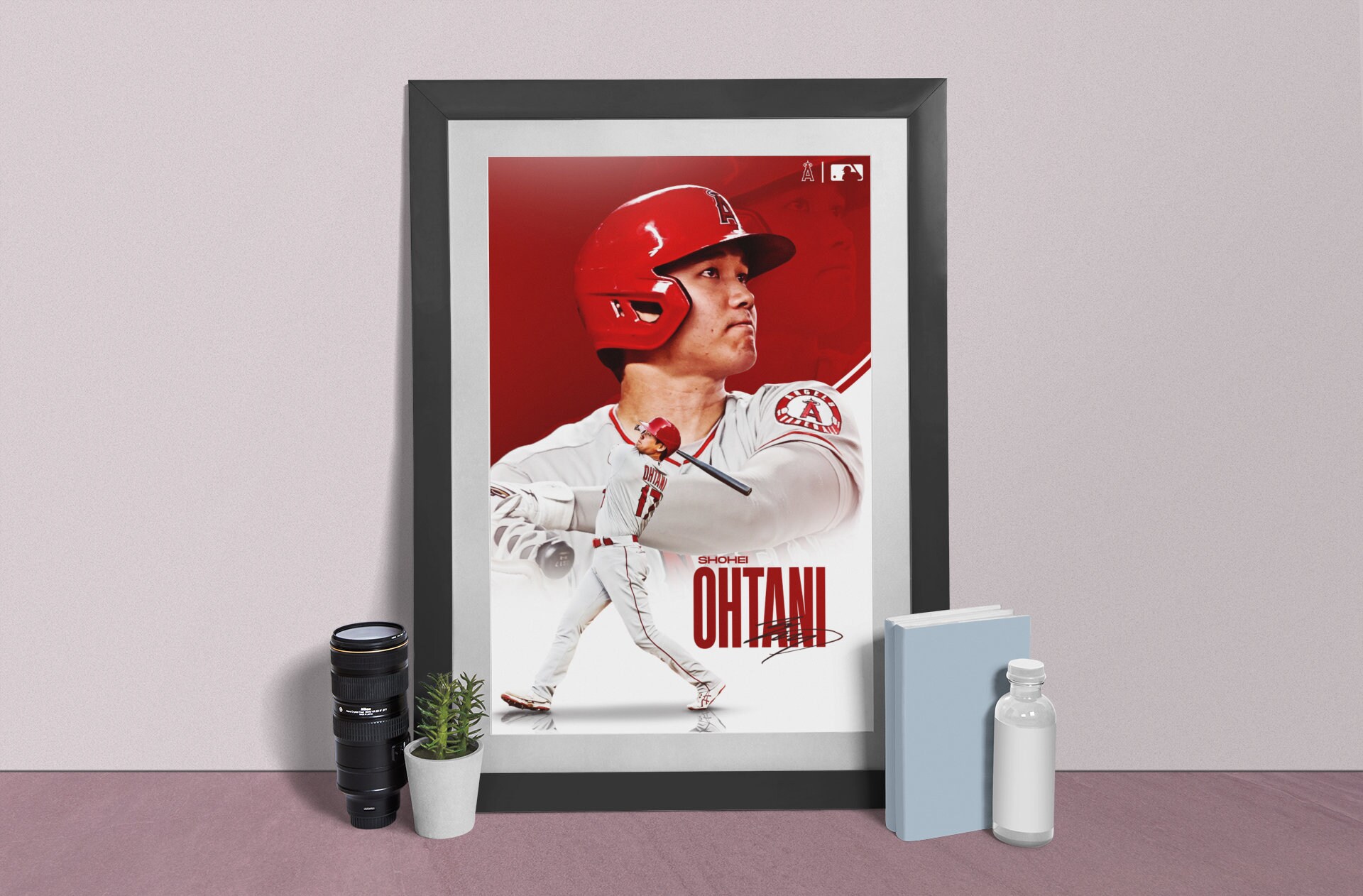 Shohei Ohtani Canvas, Shohei Ohtani Poster, Los Angeles Angels, Canvas ...