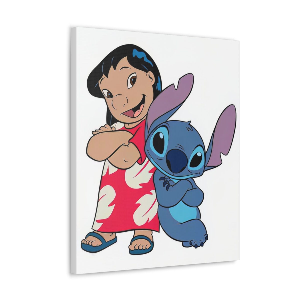Lilo & Stitch Poster Disney Canvas Wrap Wall Art Baby Room - Etsy