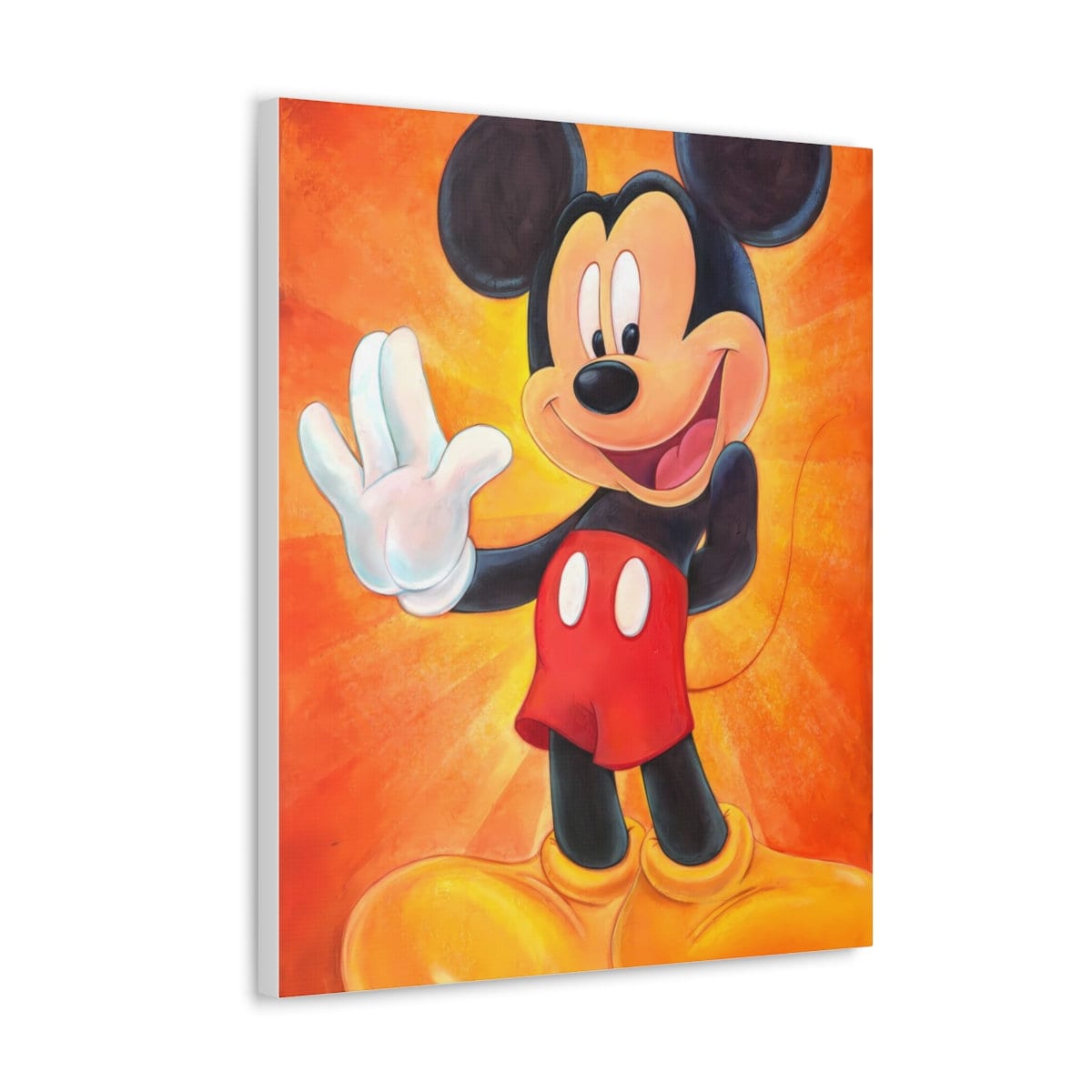 Mickey Mouse Canvas Wrap, Wall Art, Mickey Mouse Poster, Disney Baby ...