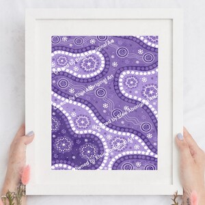 Spring in Australia Aboriginal Digital Art A4 - Etsy Australia