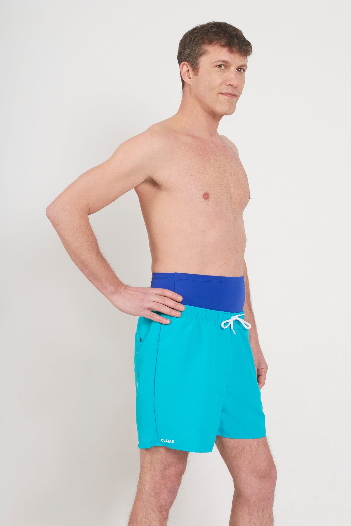 Ostomy Swim Wrap - Blue - Etsy