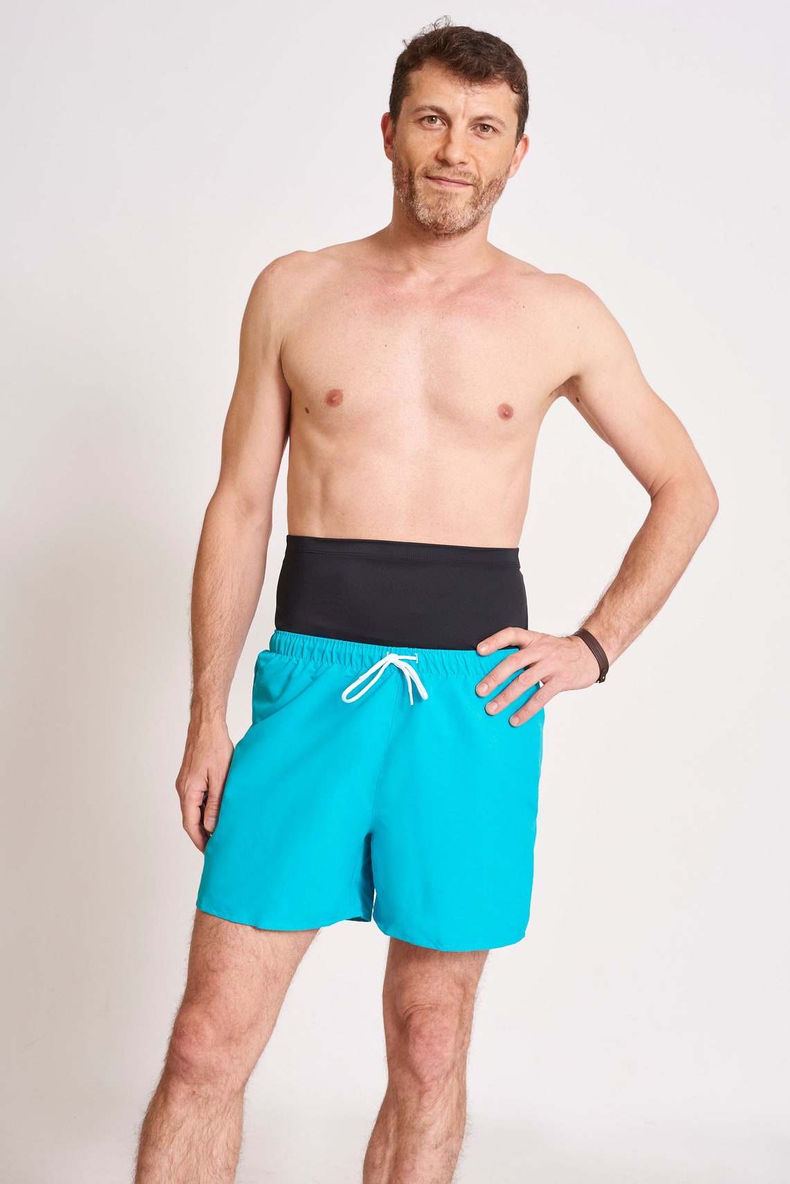 Ostomy Swim Wrap Black - Etsy
