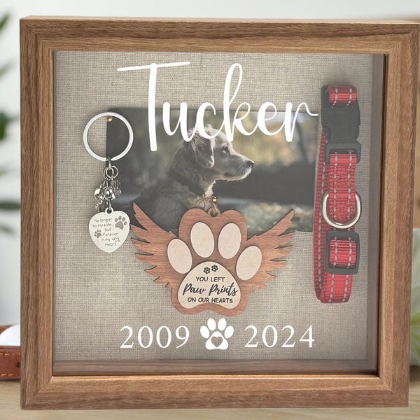 Pet Memorial Shadow Box - Etsy