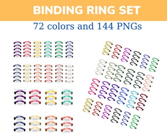 Digital Binder Rings for Planners and Digital Notebooks | Digital ...