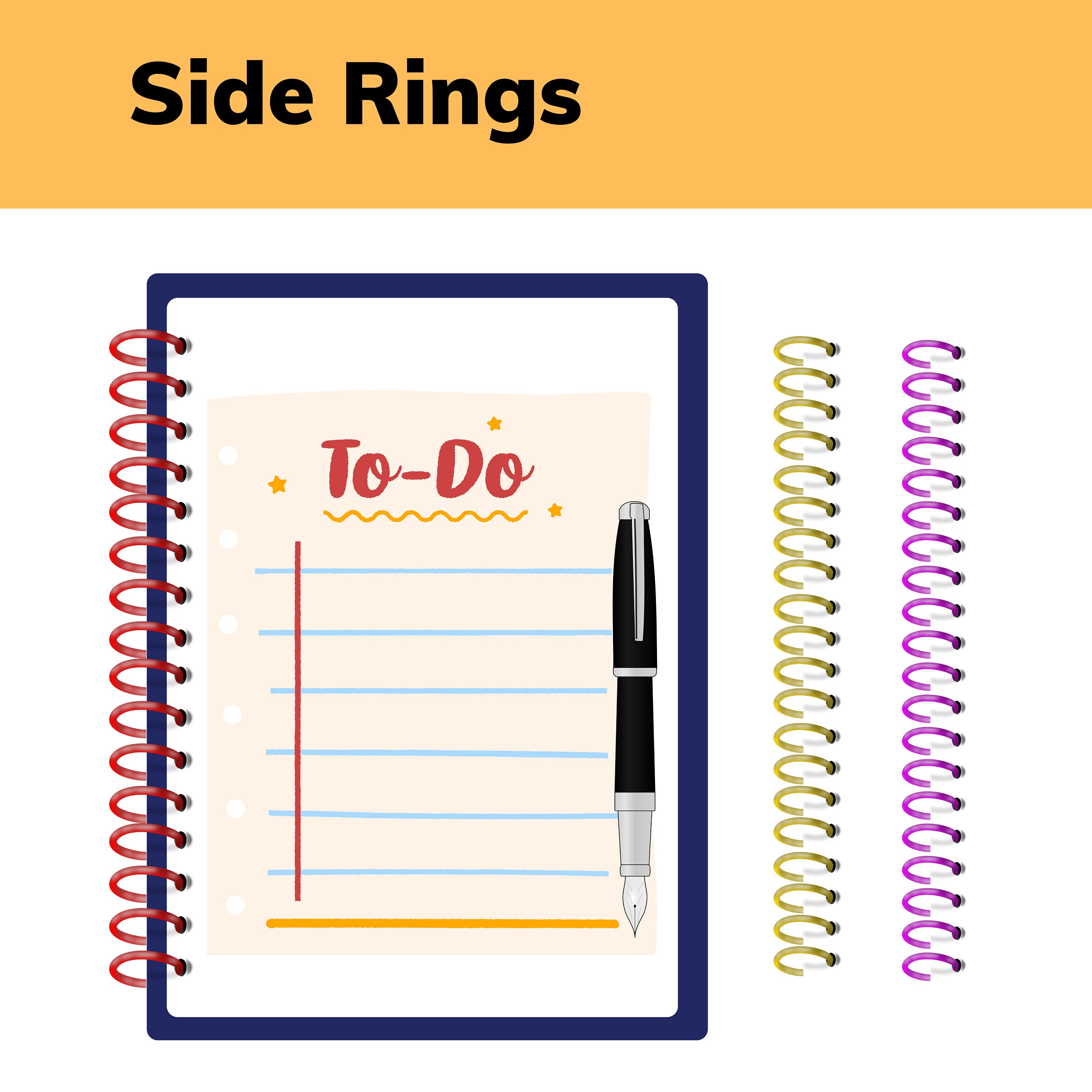 Digital Binder Rings for Planners and Digital Notebooks | Digital ...