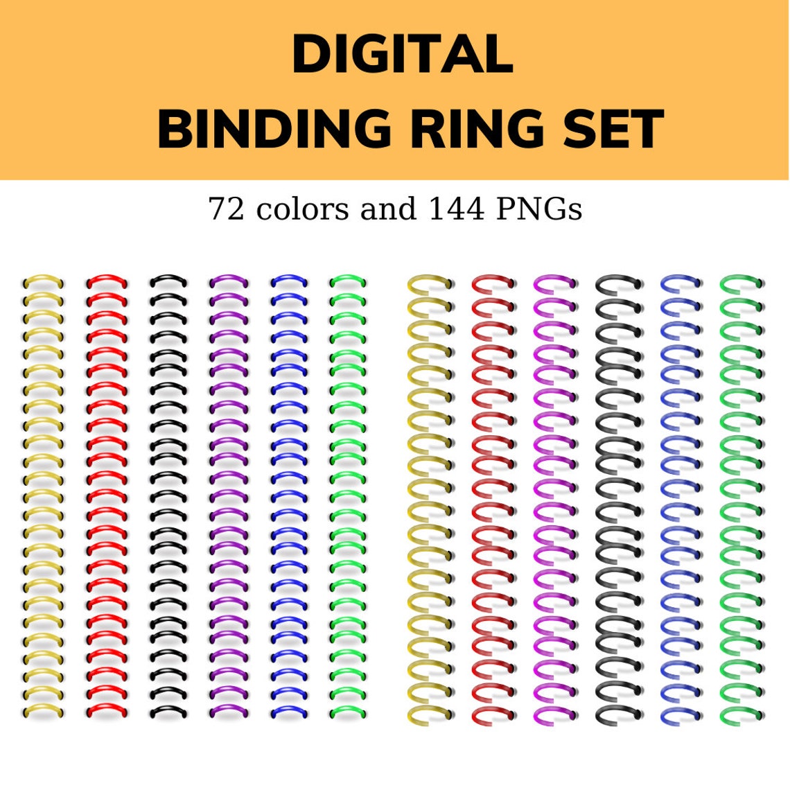 Digital Binder Rings for Planners and Digital Notebooks, Goodnotes ...