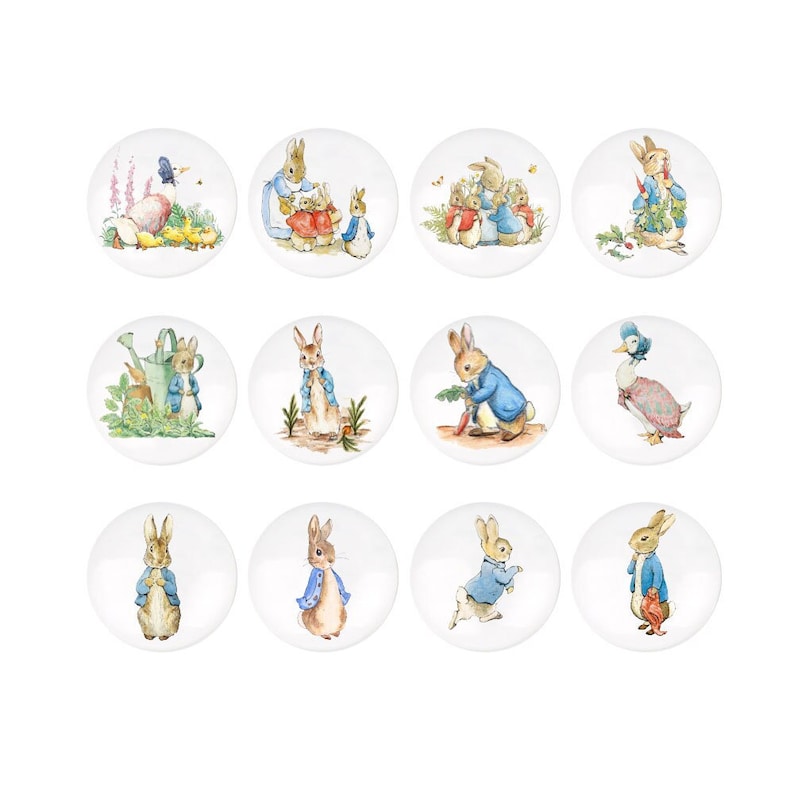 Rabbit Theme Drawer Knobs Safari Animal Nursery Room Drawer - Etsy