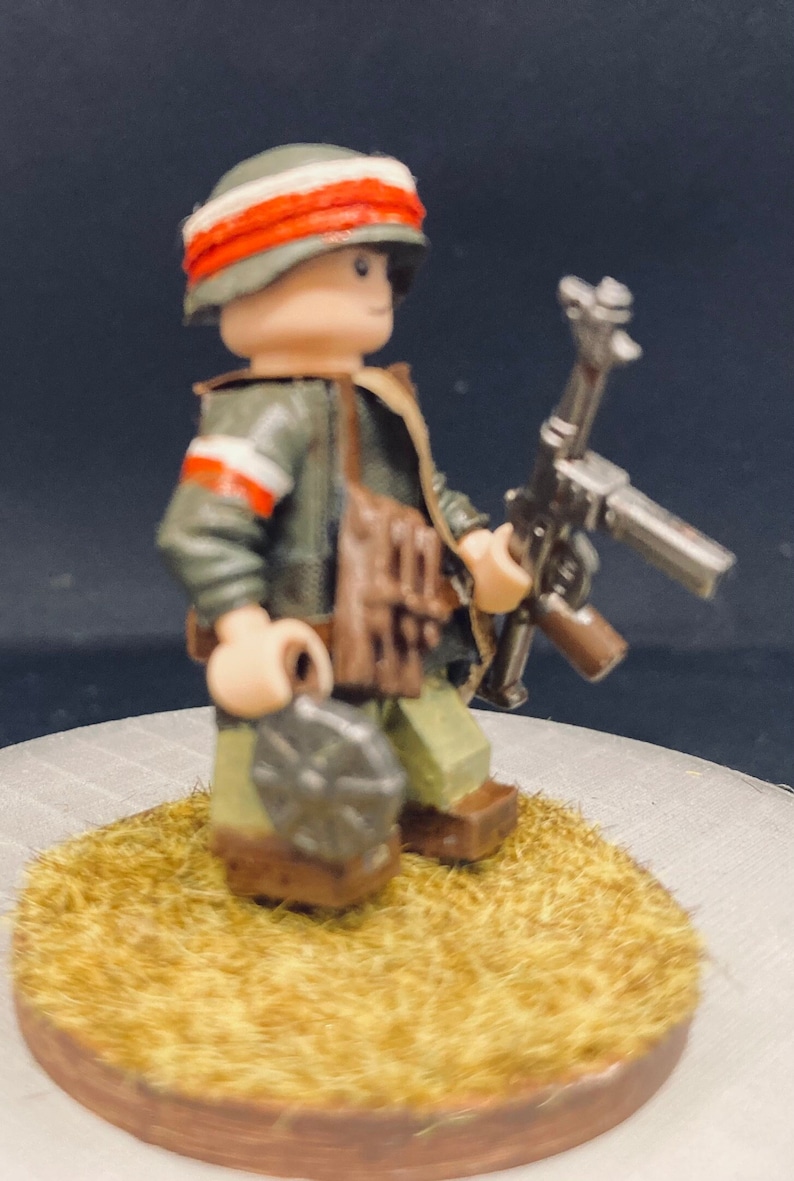 WW2 Poland Resistance Fighter Handmade Pro Paint NOT Official LEGO ...
