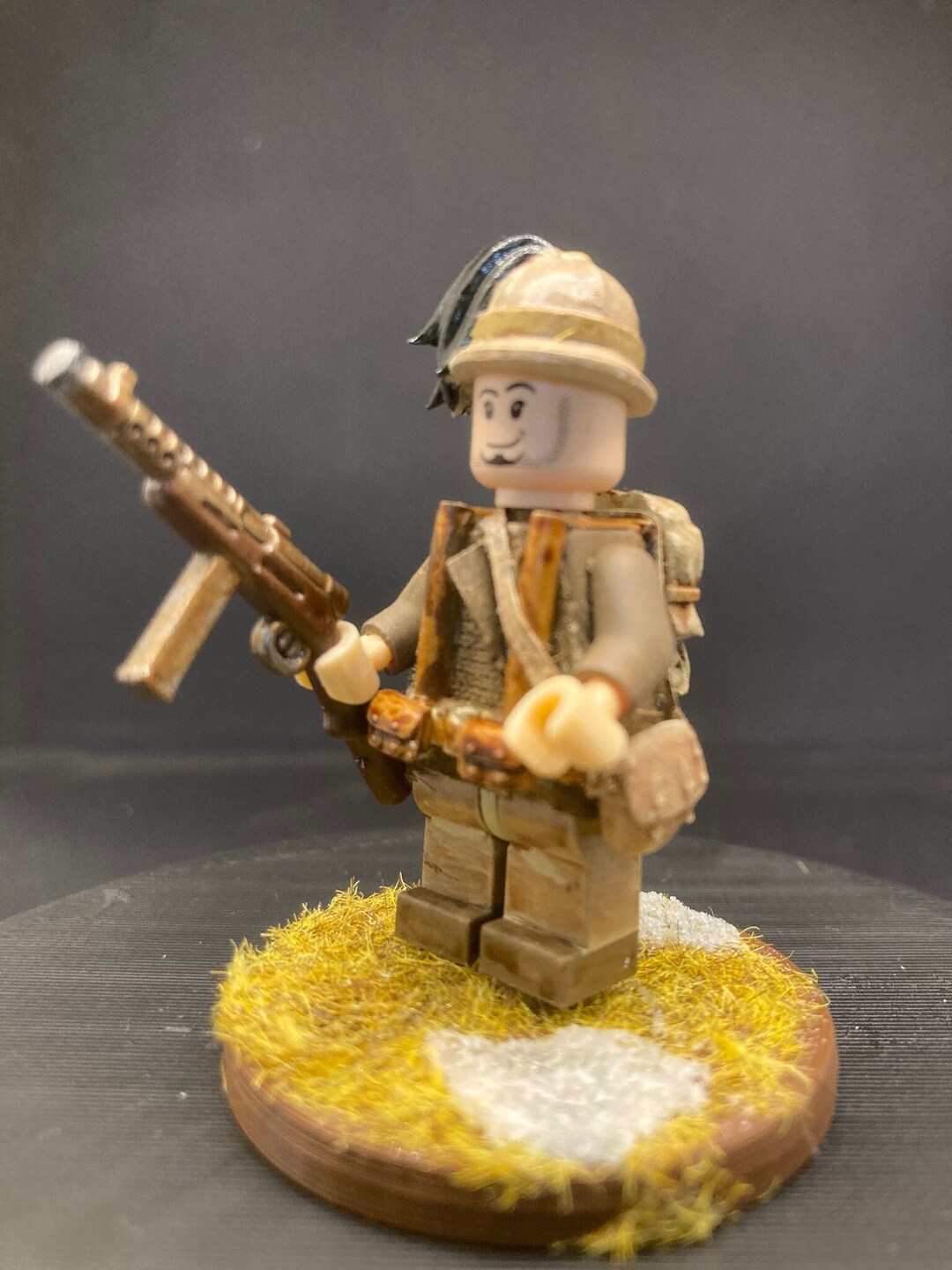 WW2 Italian Africa Corps Infantry Made With Real LEGO® Minifigure - Etsy