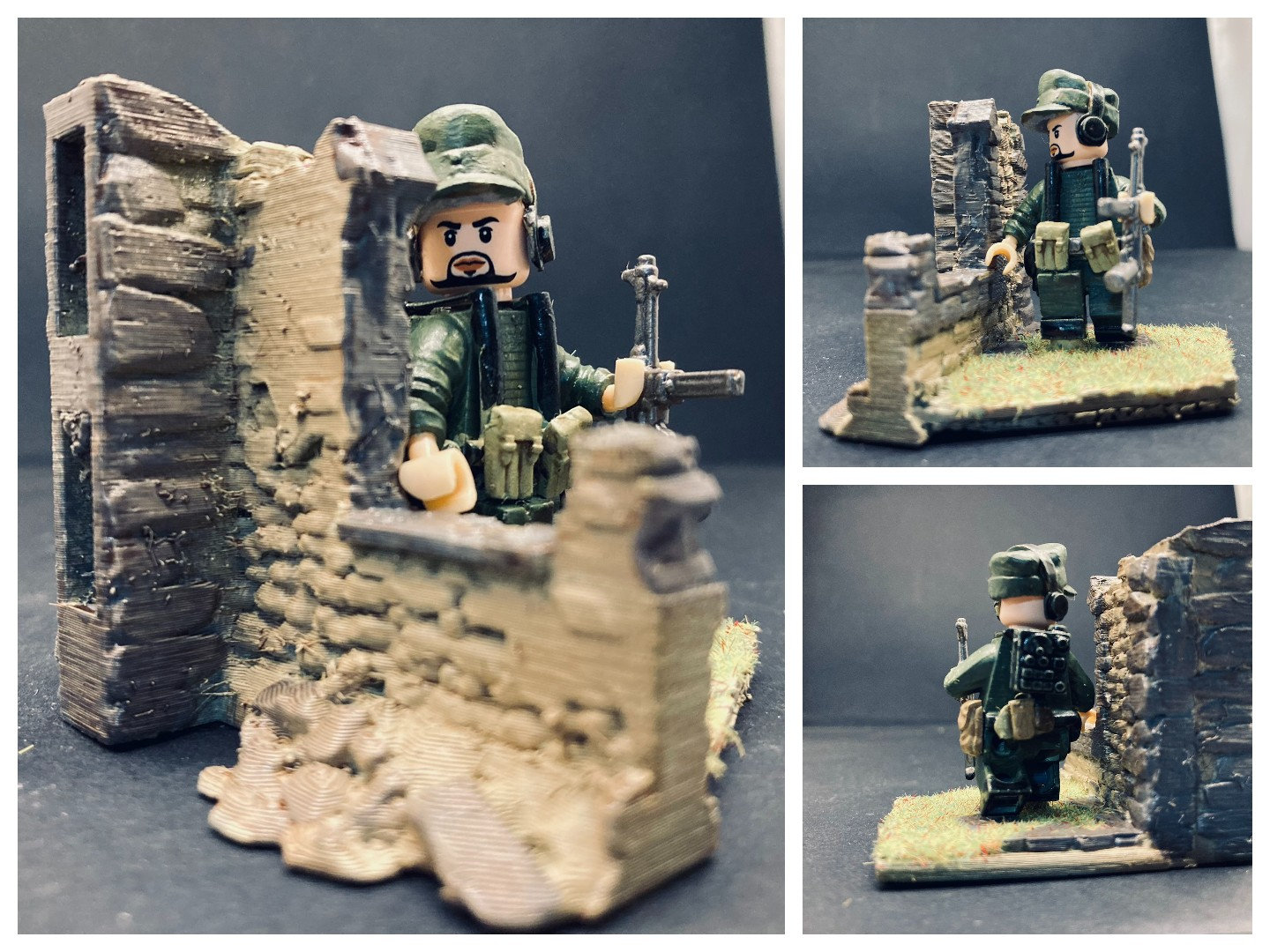 WW2 German Radioman Vignette Handmade Pro Paint NOT Official LEGO ...