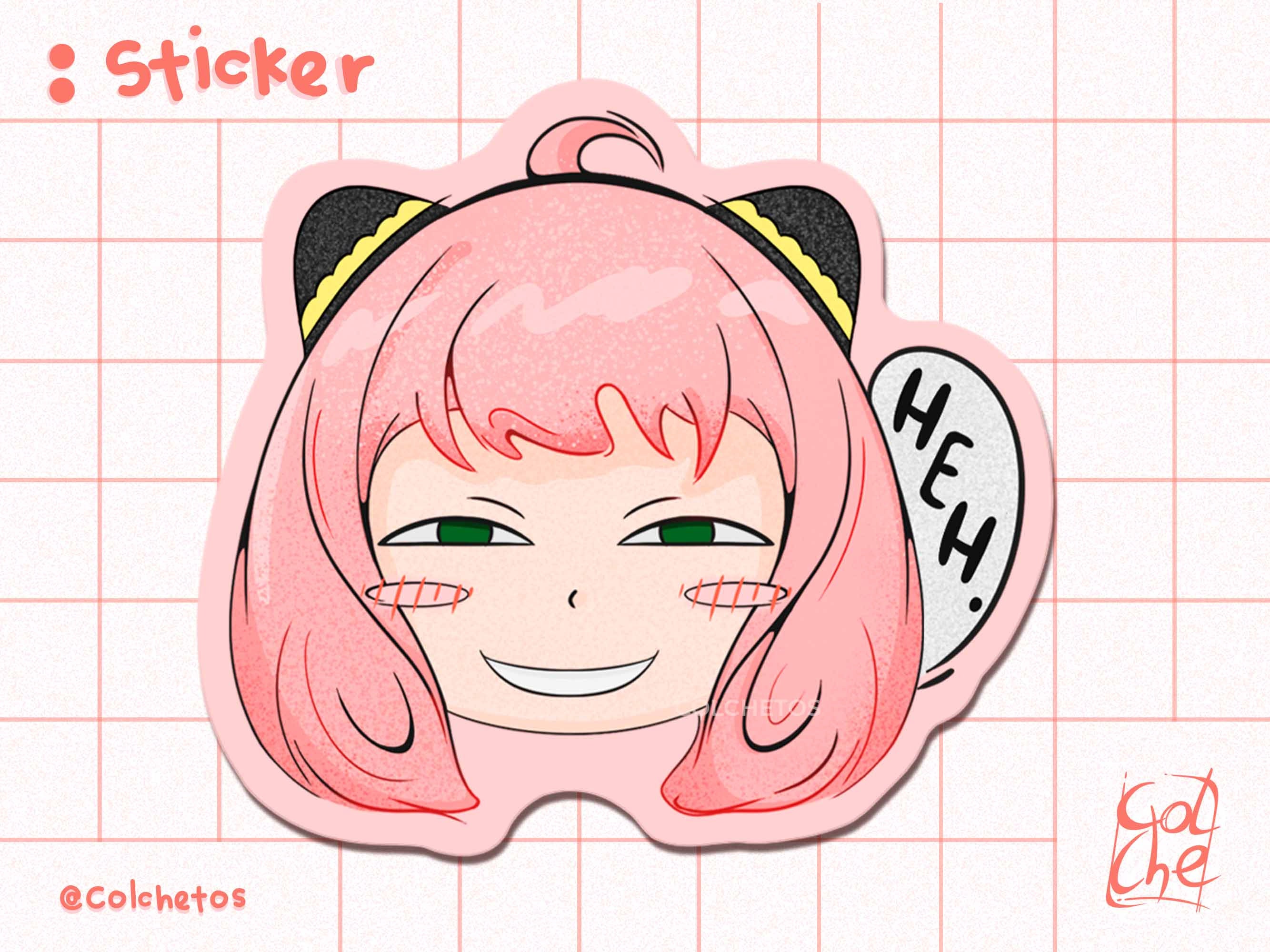 Anya Forger Sticker Spy X Family by Colchetos - Etsy