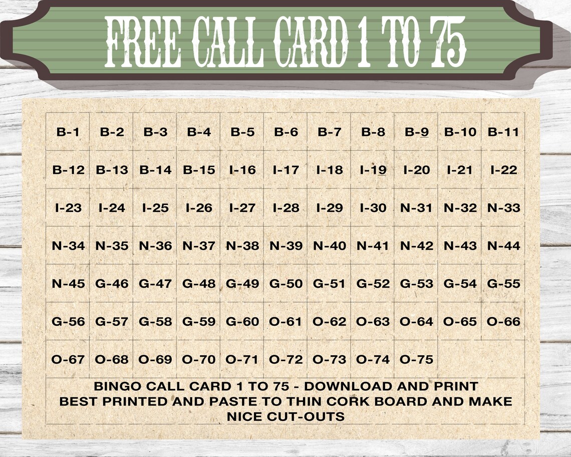 Classic Game Bingo Cards Printable Instant Download 1200 Cards 2 per ...