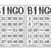 1200 Printable Bingo Cards, 2 per Page, Large, Activities for Seniors ...
