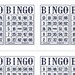 1200 Printable Bingo Cards 2 per Page Large Activities for - Etsy