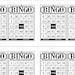 75 Balls Classic Bingo Cards Printable Instant Download 1200 Cards 2 ...
