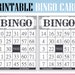 75 Balls Classic Bingo Card Printable Instant Download 1200 Cards per ...