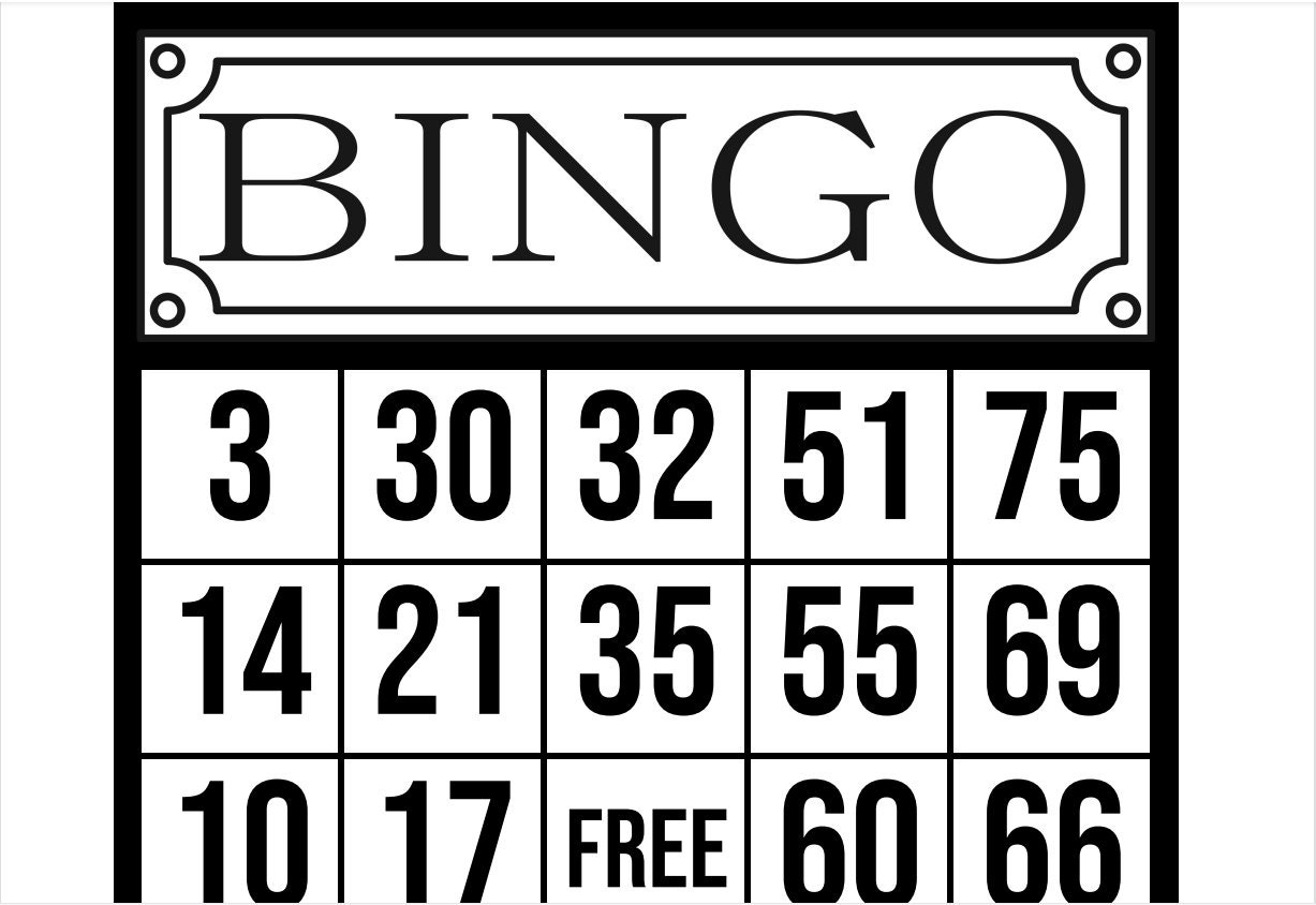 1200 Cartones Cartones de Bingo para Imprimir Gratis, 1 por página ...