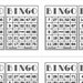 1200 Printable Bingo Cards 2 per Page Large Activities for - Etsy