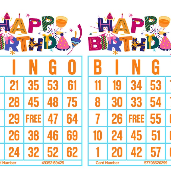 Large Print Birthday Cards - Etsy