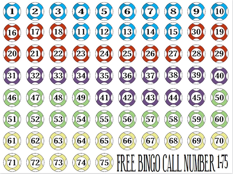 1200 Printable Bingo Cards, 2 per Page, Large, Activities for Holidays ...