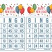 1200 Printable Bingo Cards, 2 per Page, Large, Birthday Bingo Game ...