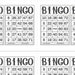 1200 Printable Bingo Cards, 2 per Page, Large, Activities for Seniors ...