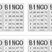 1200 Printable Bingo Cards, 2 per Page, Large, Activities for Seniors ...