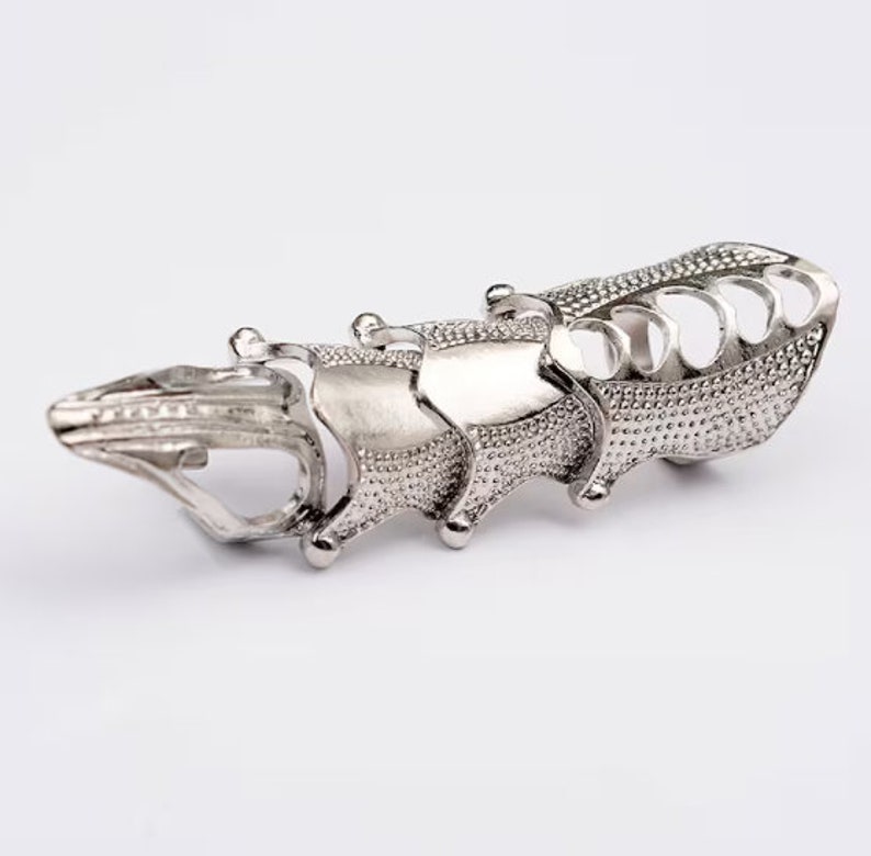 Adjustable Ring Punk Rock Gothic Knuckle Armour Joint Full - Etsy