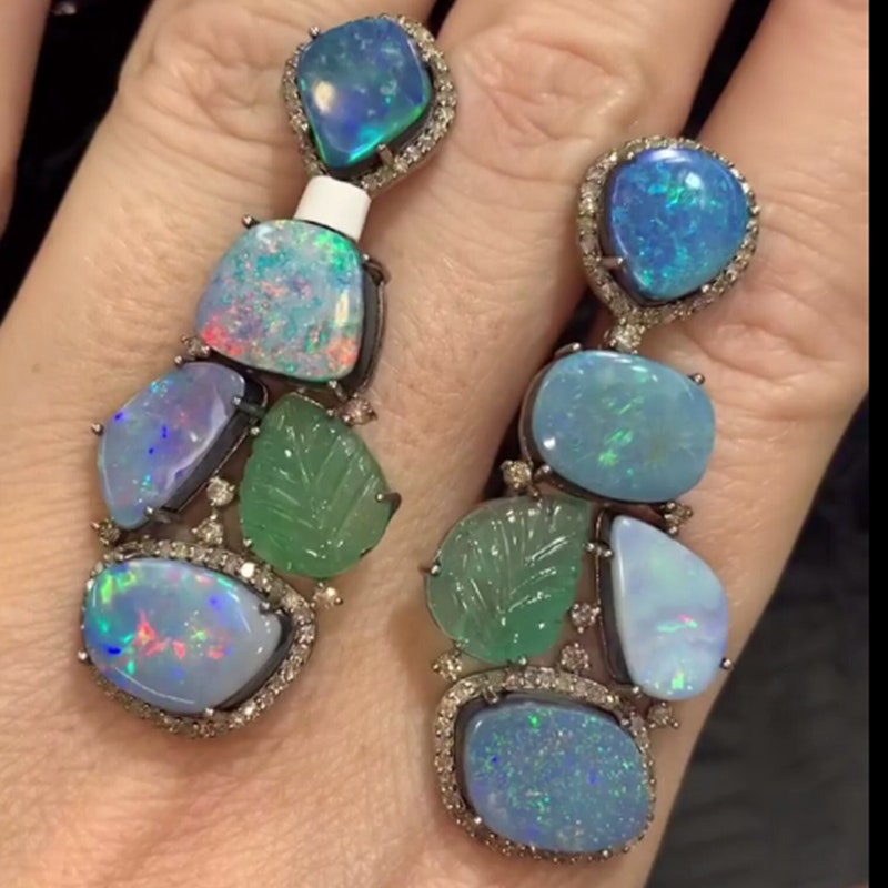 Boulder Opal Earrings - Etsy