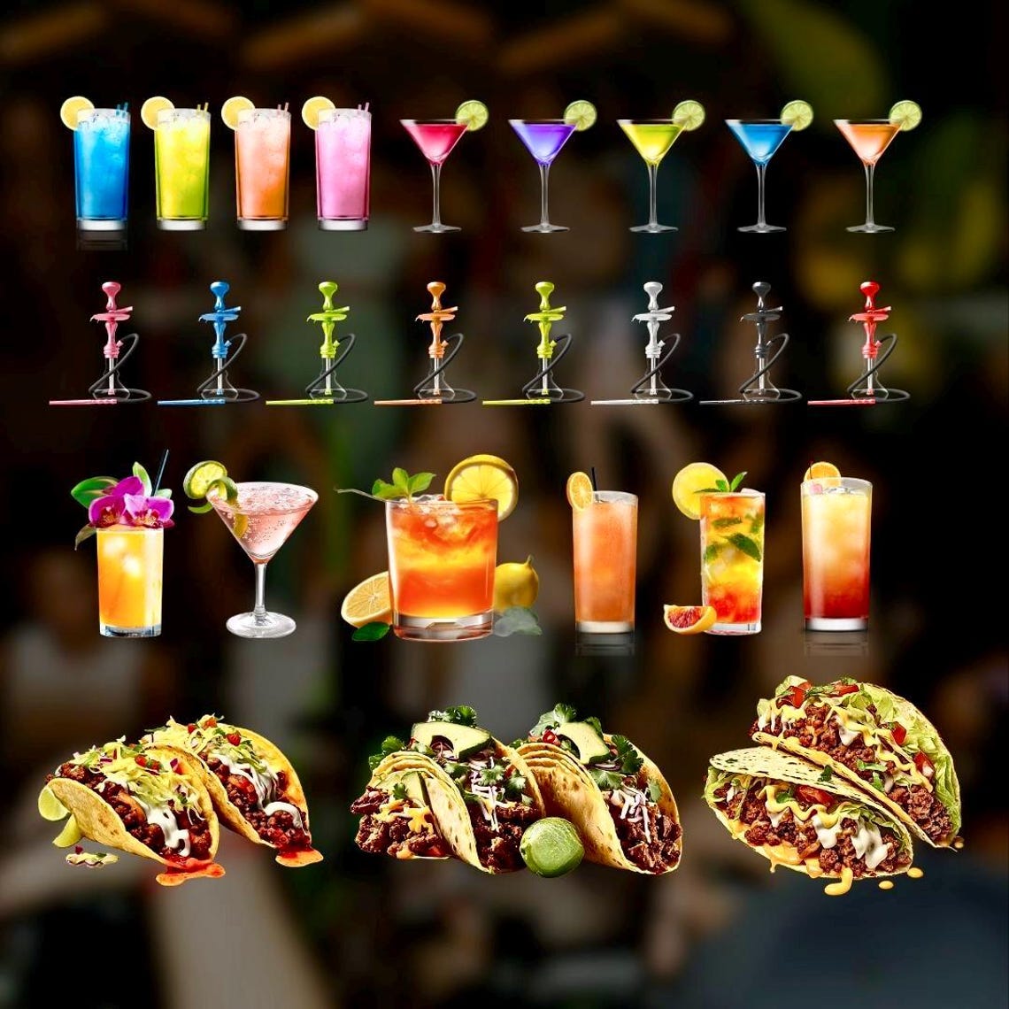 Tacos & Tequila Flyer Template, Restaurant Marketing (canva Editable ...
