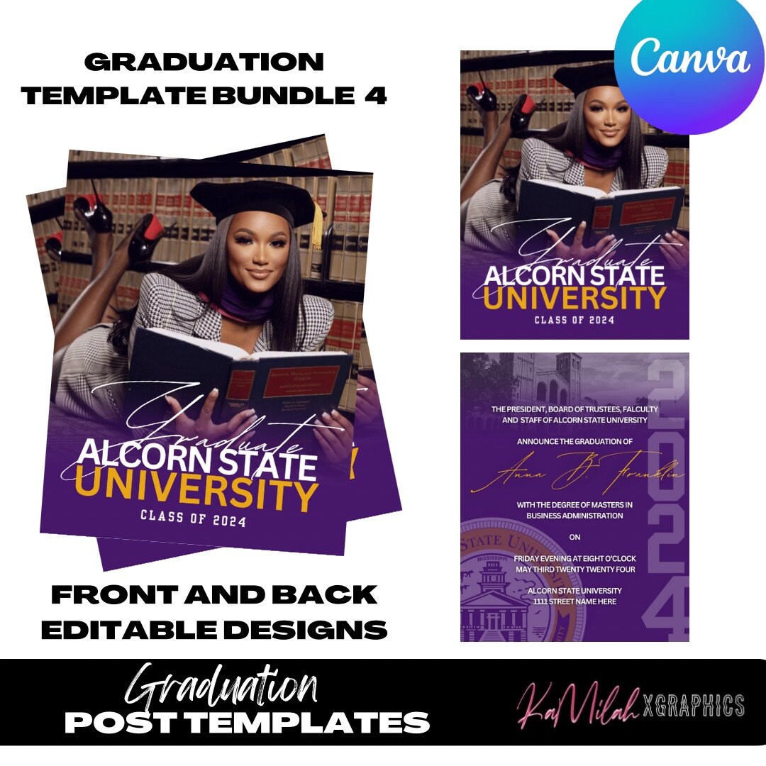 Graduation Invitation Flyer 4, Graduation Party, Class of 2024 ...